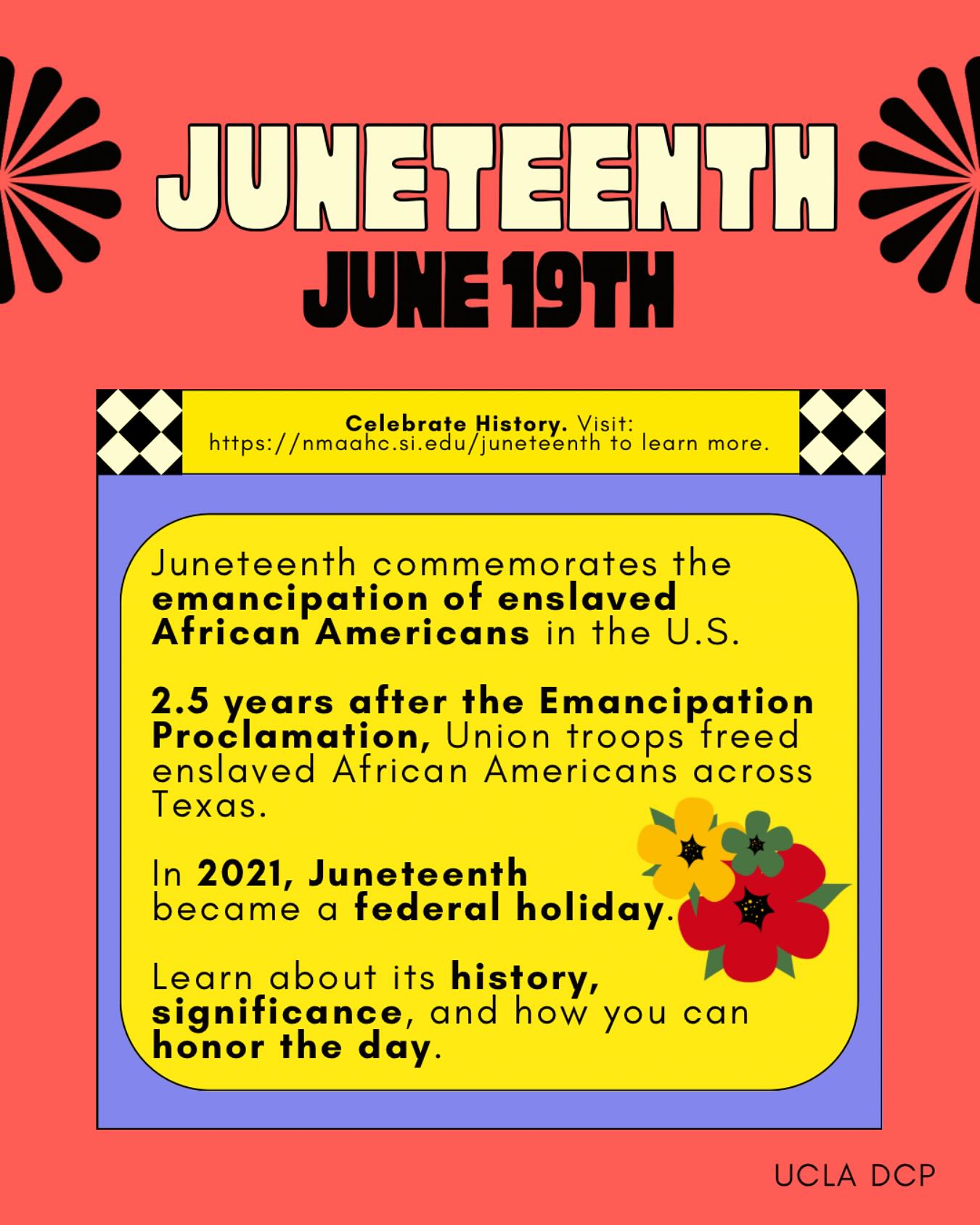 UCLA - Today we recognize Juneteenth, a day of reflection, resilience ...