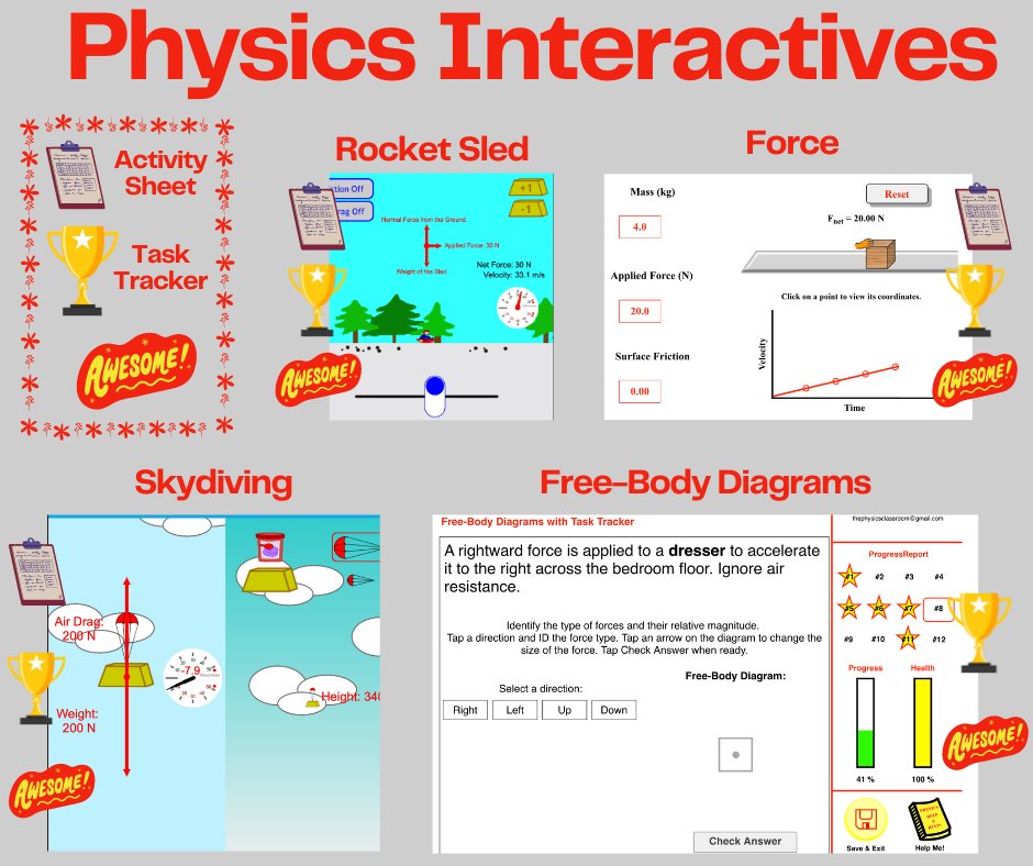 Newton's Laws Simulations We love... - The Physics Classroom