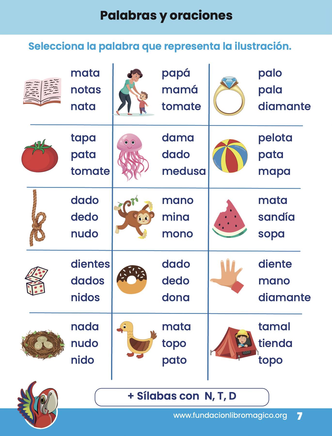 Fundación Libro Mágico - Sigamos leyendo palabras y oraciones con ...