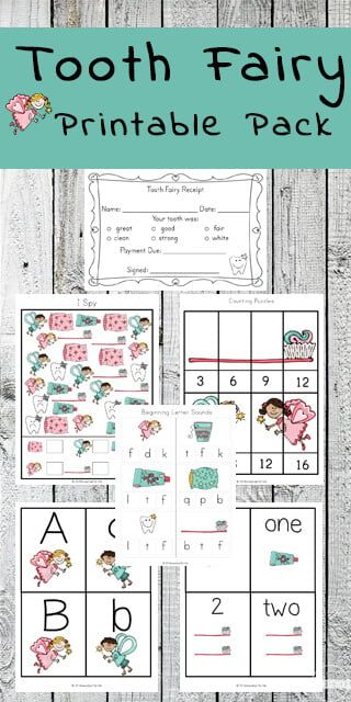 123 - FREE Tooth Fairy Printables for Kids https://www.123homeschool4me ...