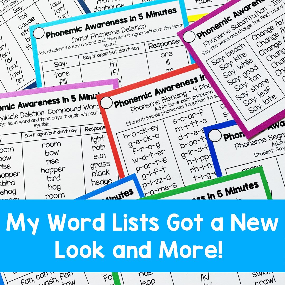 My phonemic awareness word... - Hanging Around in Primary | Facebook