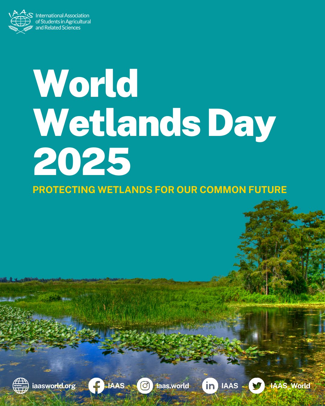 IAAS - [World Wetlands Day 2025] World Wetlands Day 2025, observed on ...