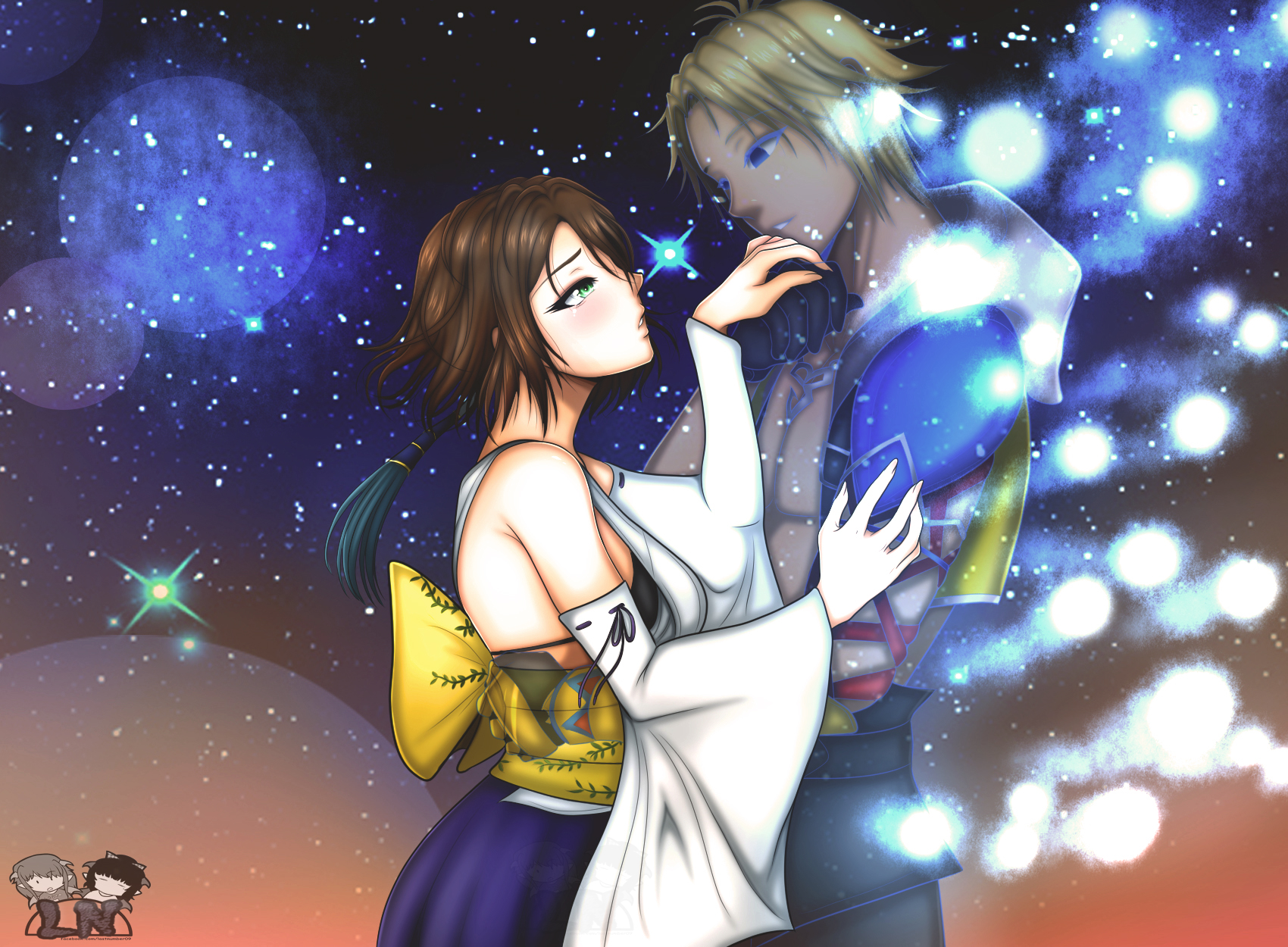 Lastnumber09 Buenas Gentehoy Vengo Con Este Fanart De Yuna Y Tidus 0201