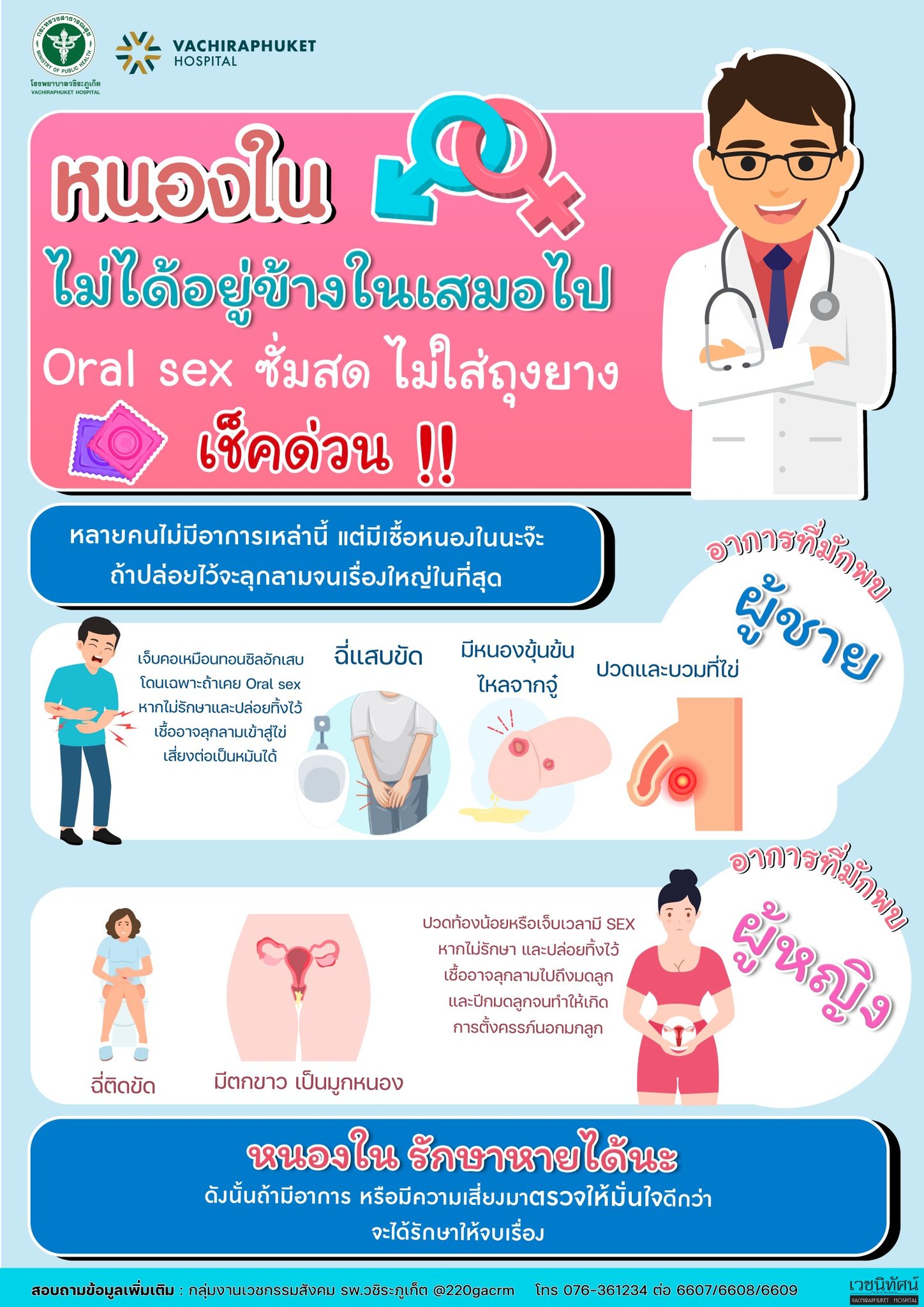 🔔 โรคหนองใน หนองใน โรงพยาบาลวชิระภูเก็ต Facebook