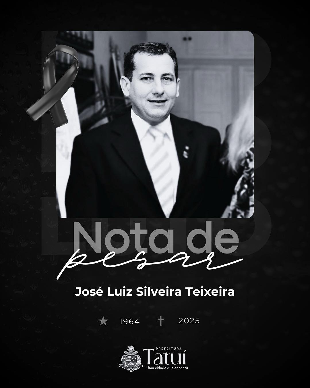 Nota De Pesar Prefeitura Da Estância Turística De Tatuí Facebook