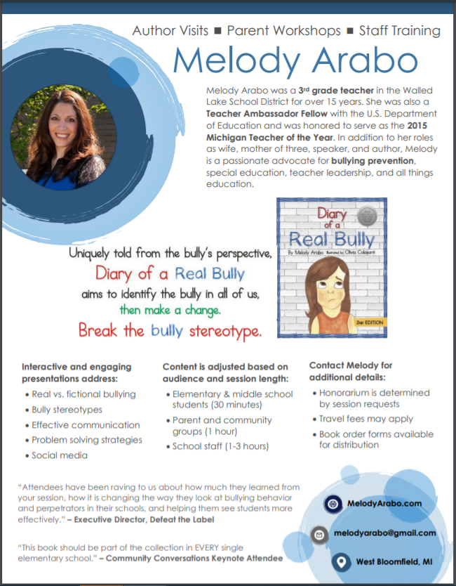 Diary of a Real Bully Picture Book
