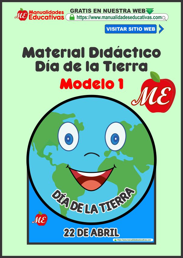 Material - 4 modelos de Material Didáctico Día de la Tierra. ⭕️💟 ...