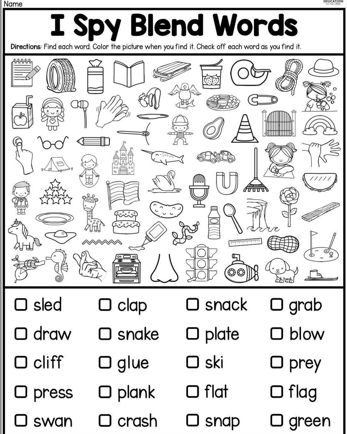 I Spy Phonics FREEBIE!!! Here's... - Education to the Core | Facebook