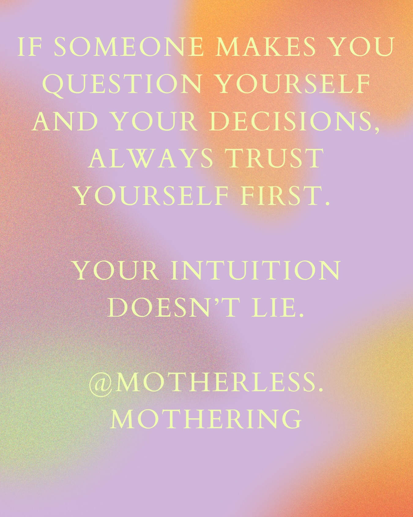 Motherless Mothering ️️️