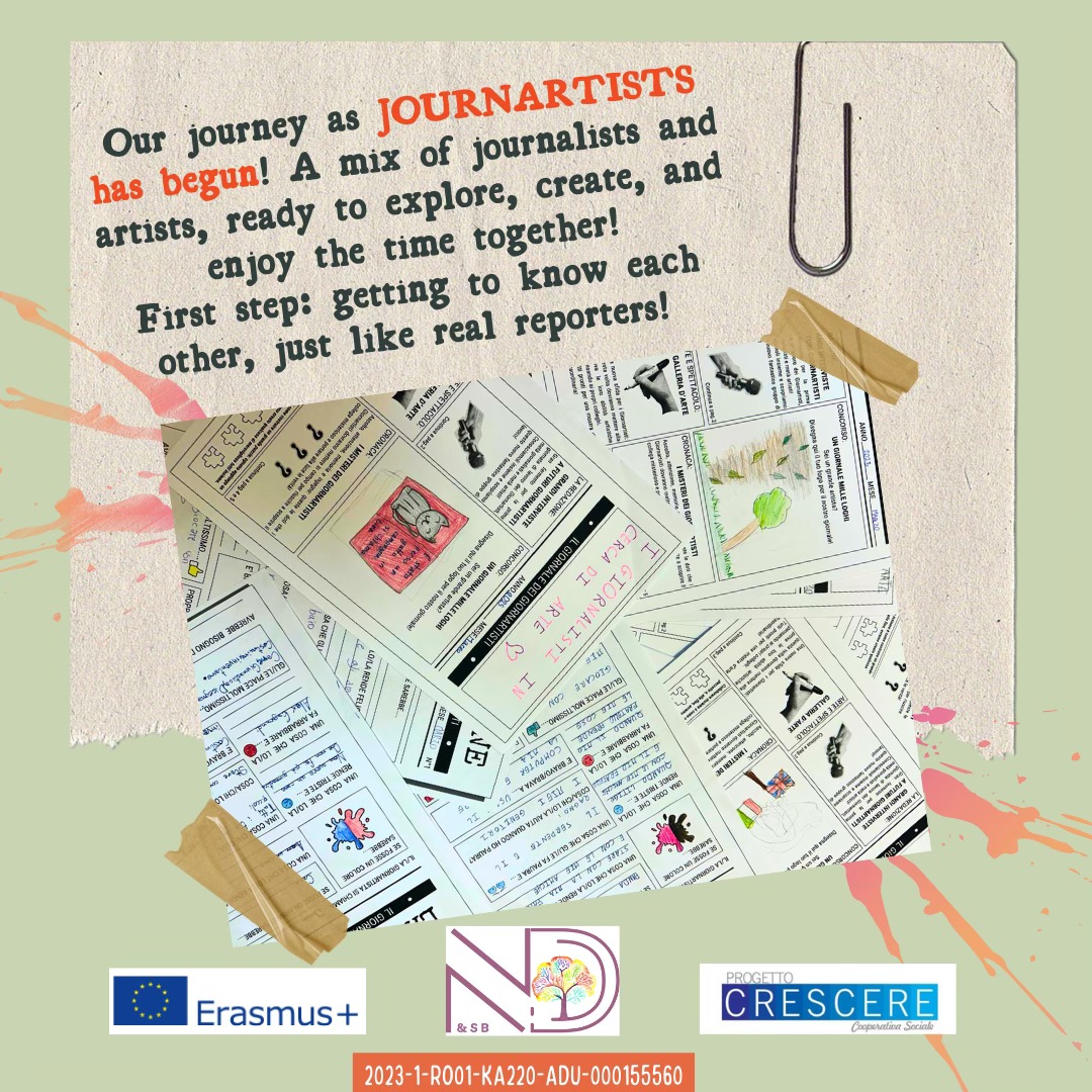 Erasmus - 🌍 ️ Our journey as JOURNARTISTS has officially begun! A mix ...