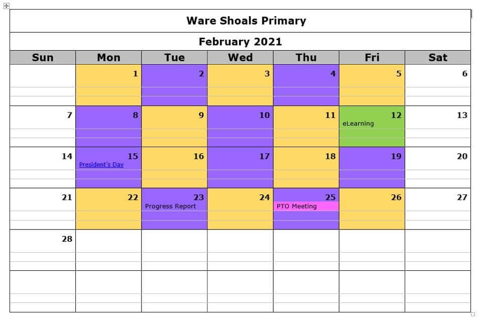 Shoals School Calendar73193798