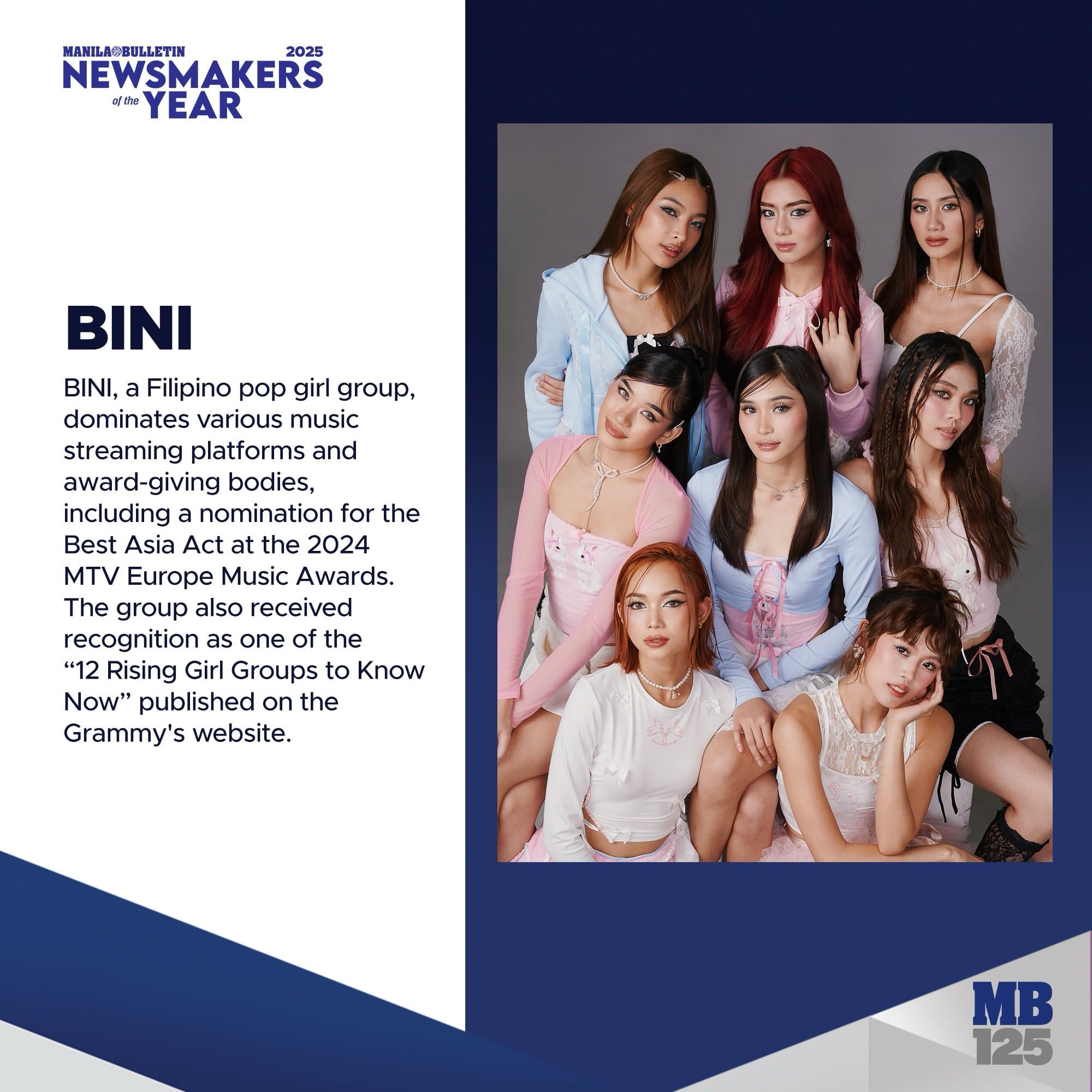 Manila Bulletin P Pop Girl Group Bini One Of The 2025
