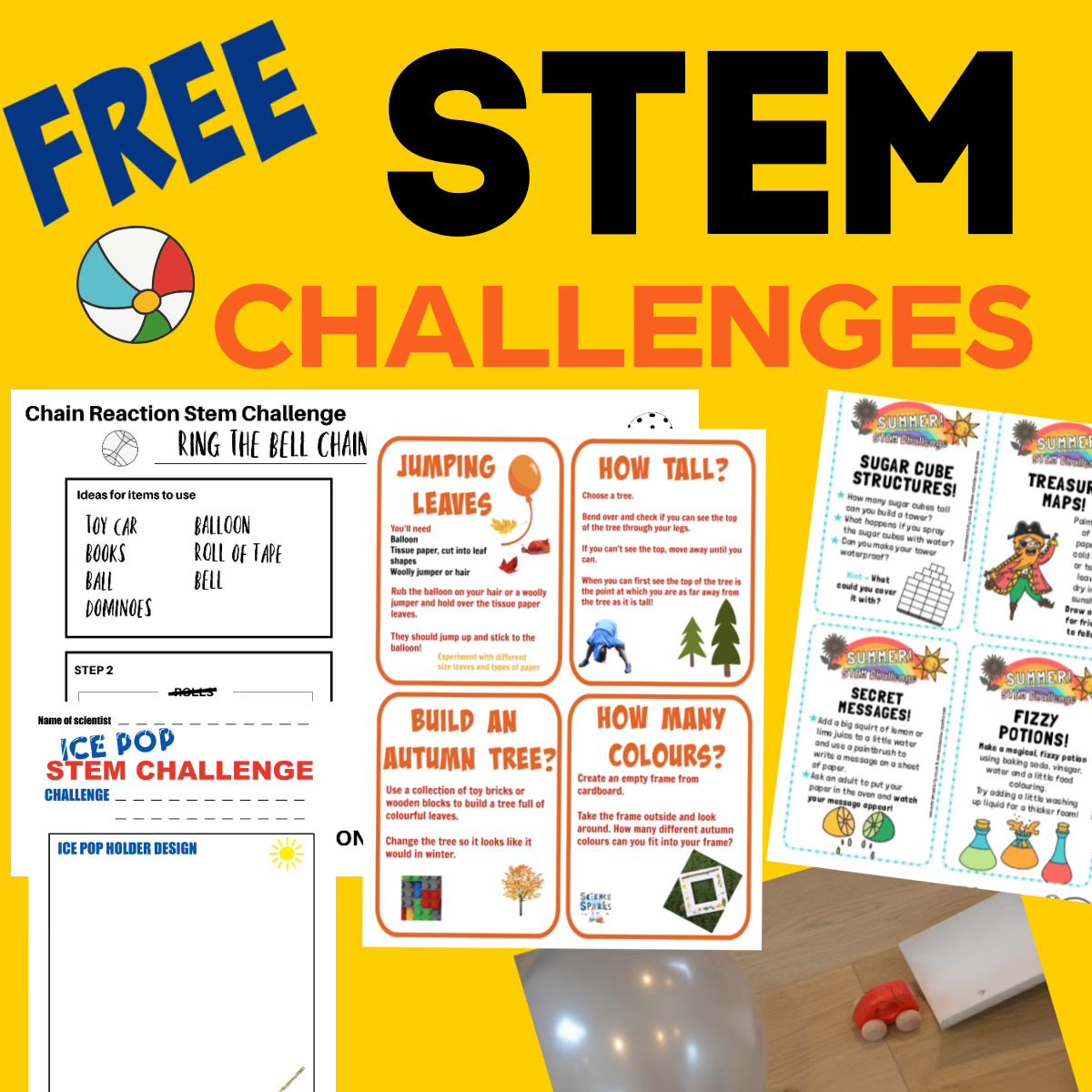 Science Sparks - FREE STEM Challenge Templates!! Design... | Facebook