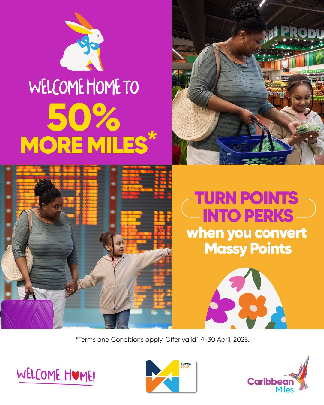 Caribbean - Crack open big perks this Easter and get 50% more Miles ...