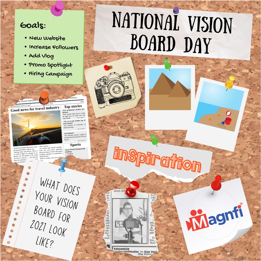 Magnfi - Today is National Vision Board Day! Have you ever... | Facebook