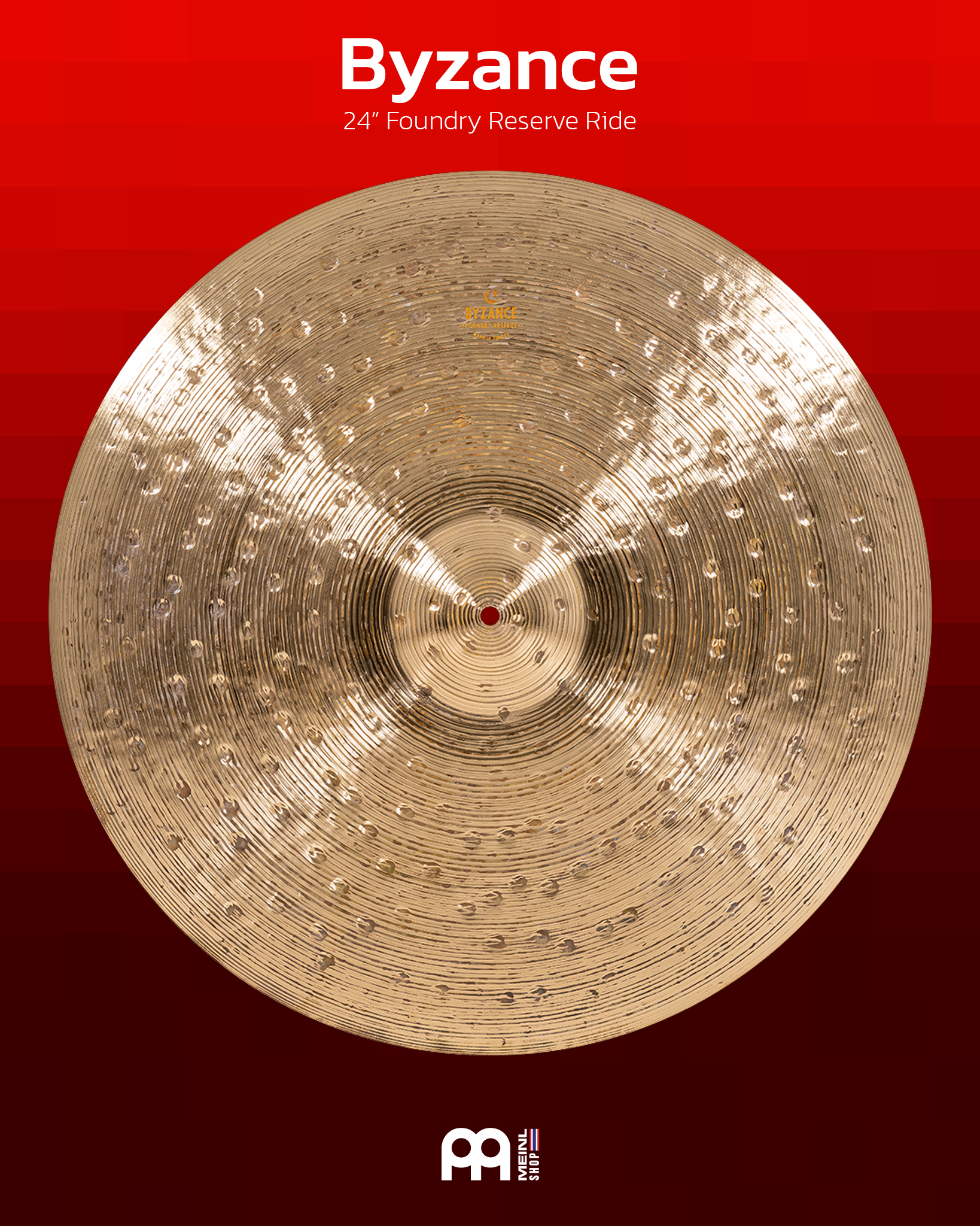 Meinlshop 🔴meinl 24 Byzance Foundry Reserve Ride รุ่นเรือธงที่ให้เสียงสุดกลมกล่อม ให้
