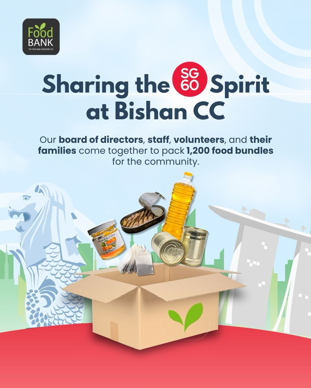 The Food - 🇸🇬 SG60 Celebration – Food Packing at Bishan CC This 16 ...