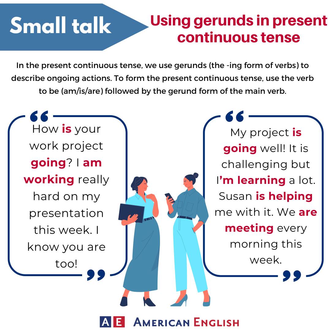 American - Are you working on a project or task right now? How is it ...