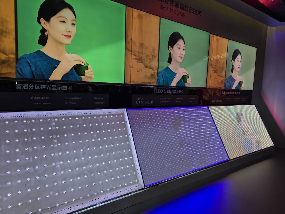 Lcdtvthailand ดูไซส์หลอดและสีของหลอดเทียบกัน Led Vs Quantum Dot Mini Led Vs Rgb Mini Led