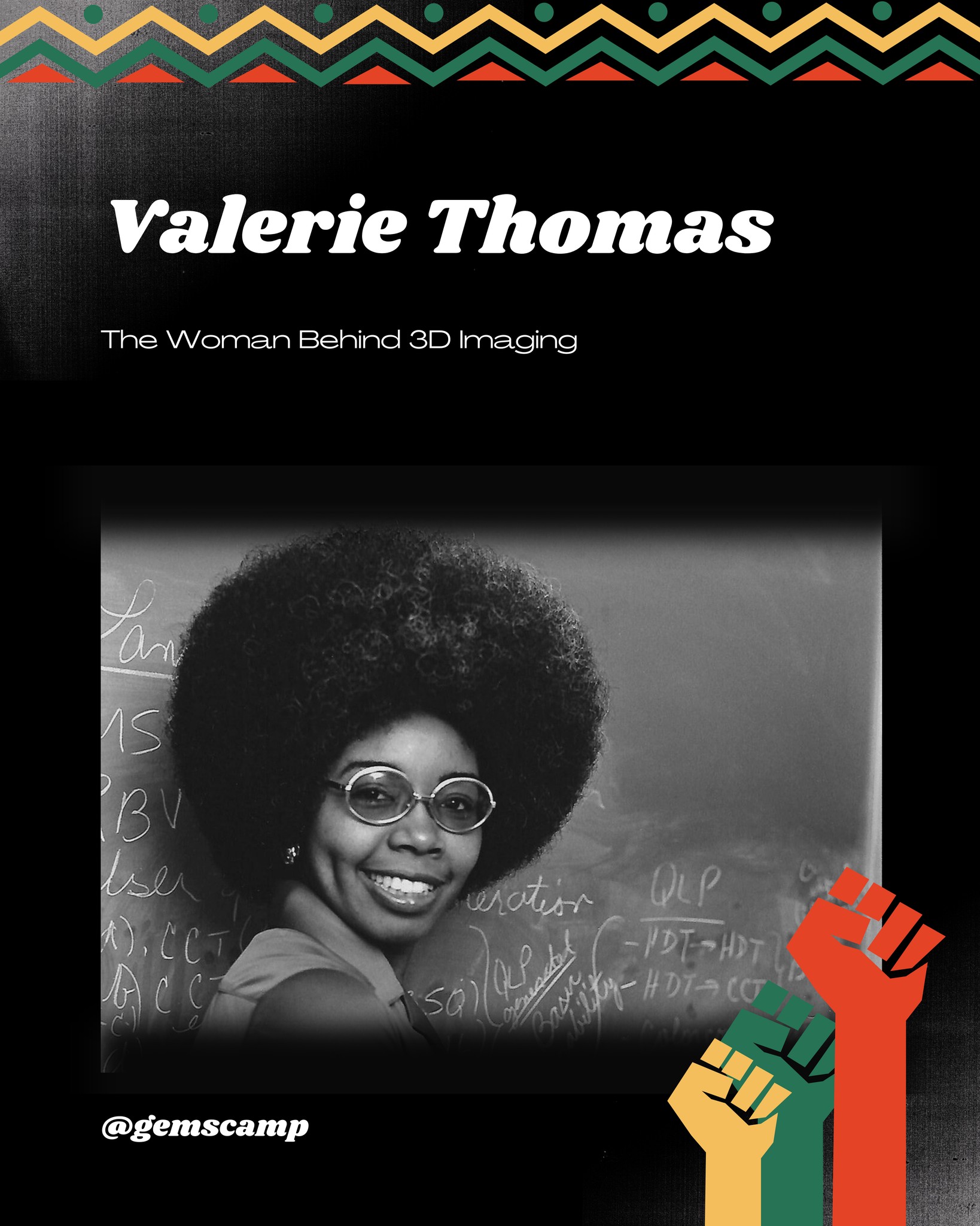 GEMS Camp - Valerie Thomas – The Woman Behind 3D Imaging 📽️ Ever ...