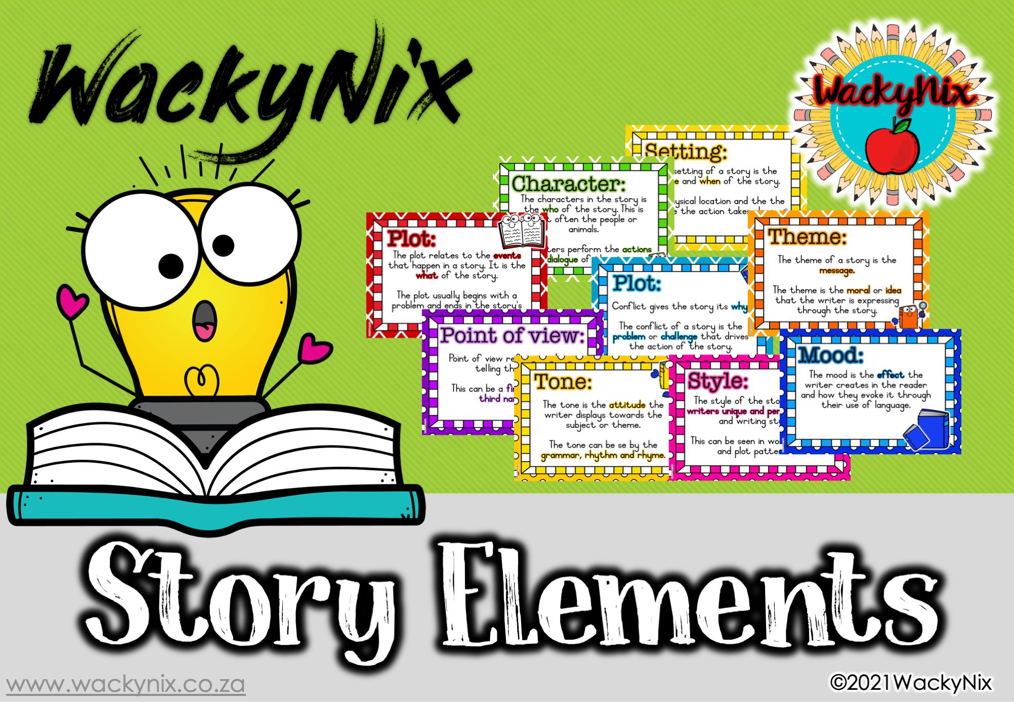 WackyNix - New! WackyNix Story Elements. R50 digital