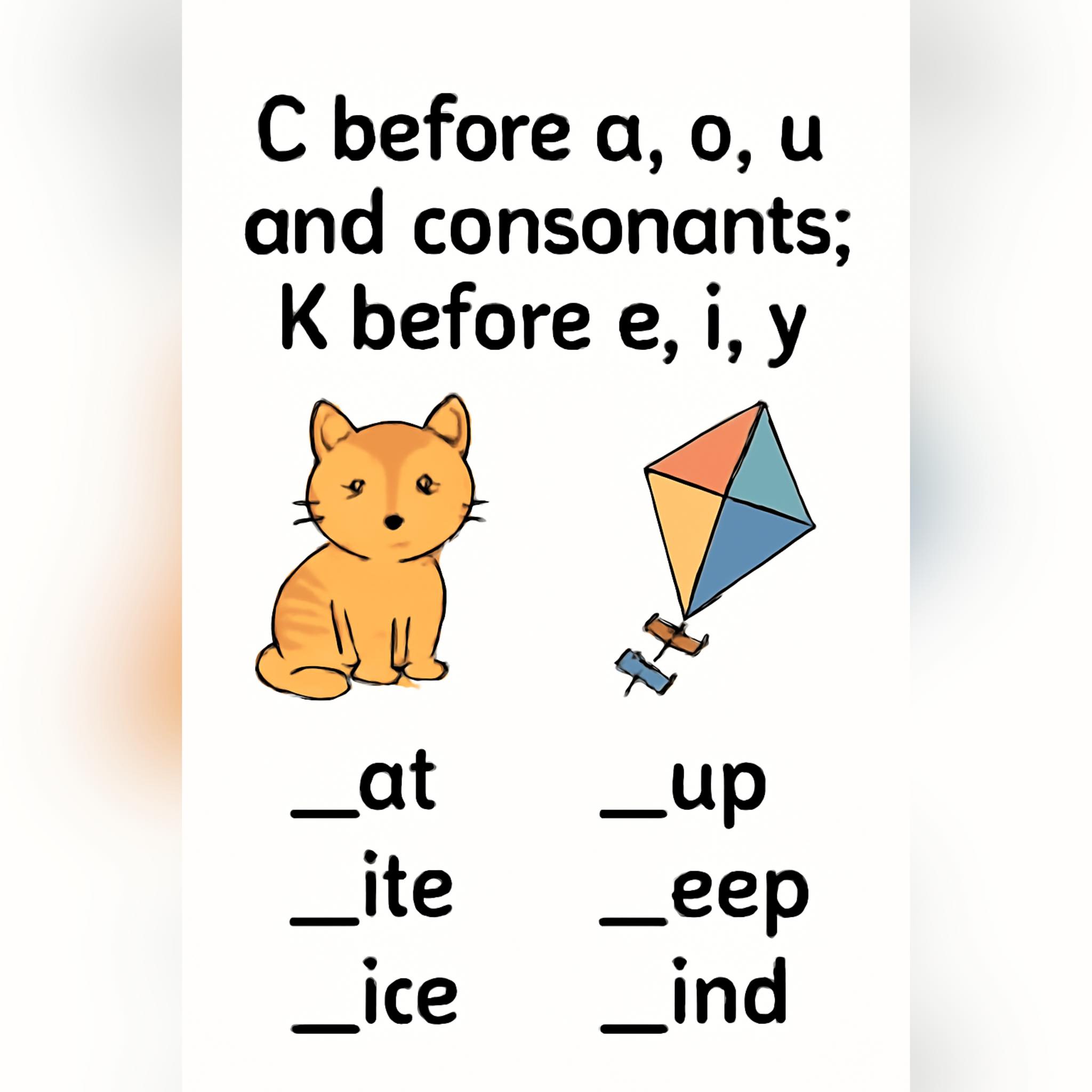 Genius - Do you know why we say cat with “c” but kite with “k”? It’s ...