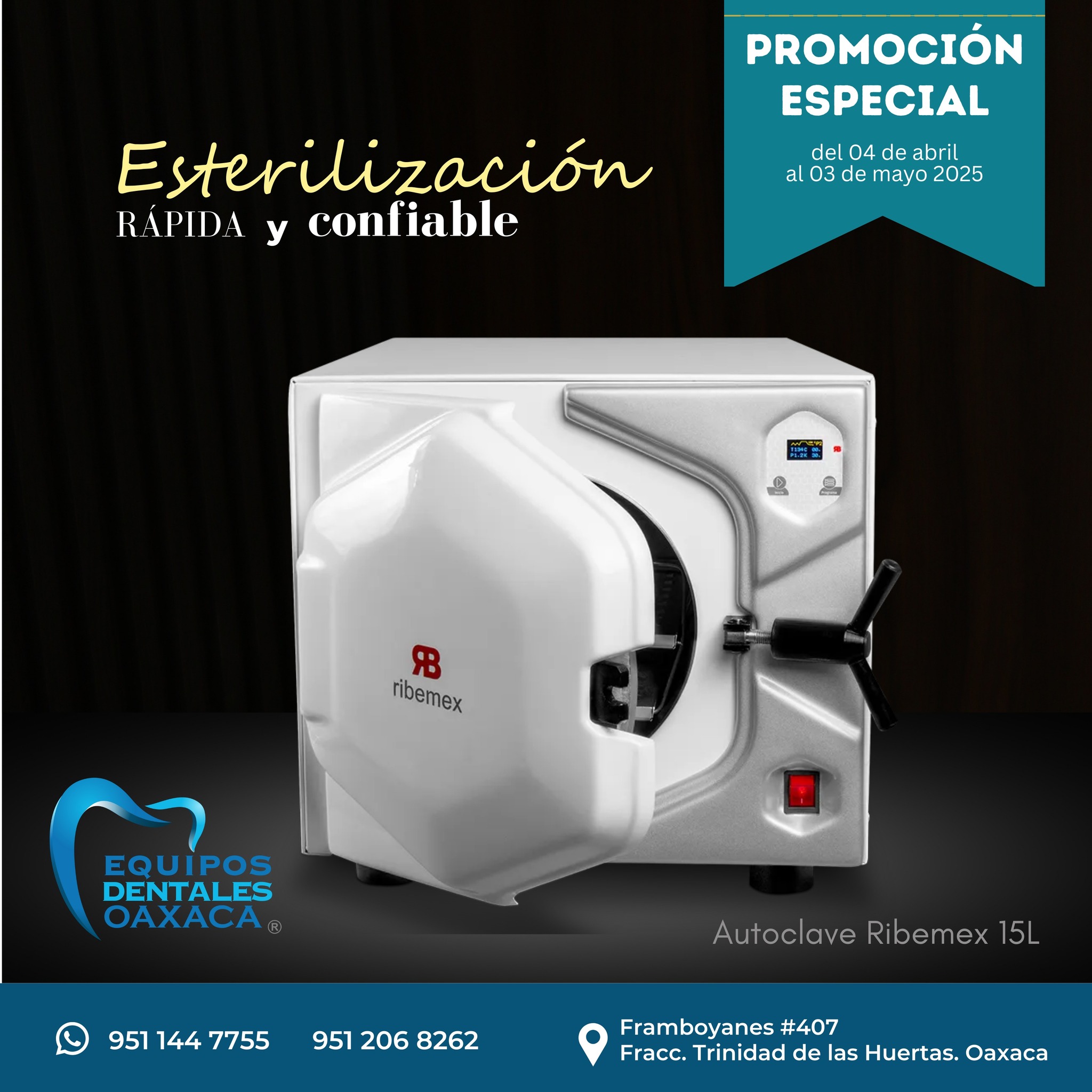 Equipos ️autoclave Ribemex 15l ️ La Aliada Perfecta Para Mantener Tu