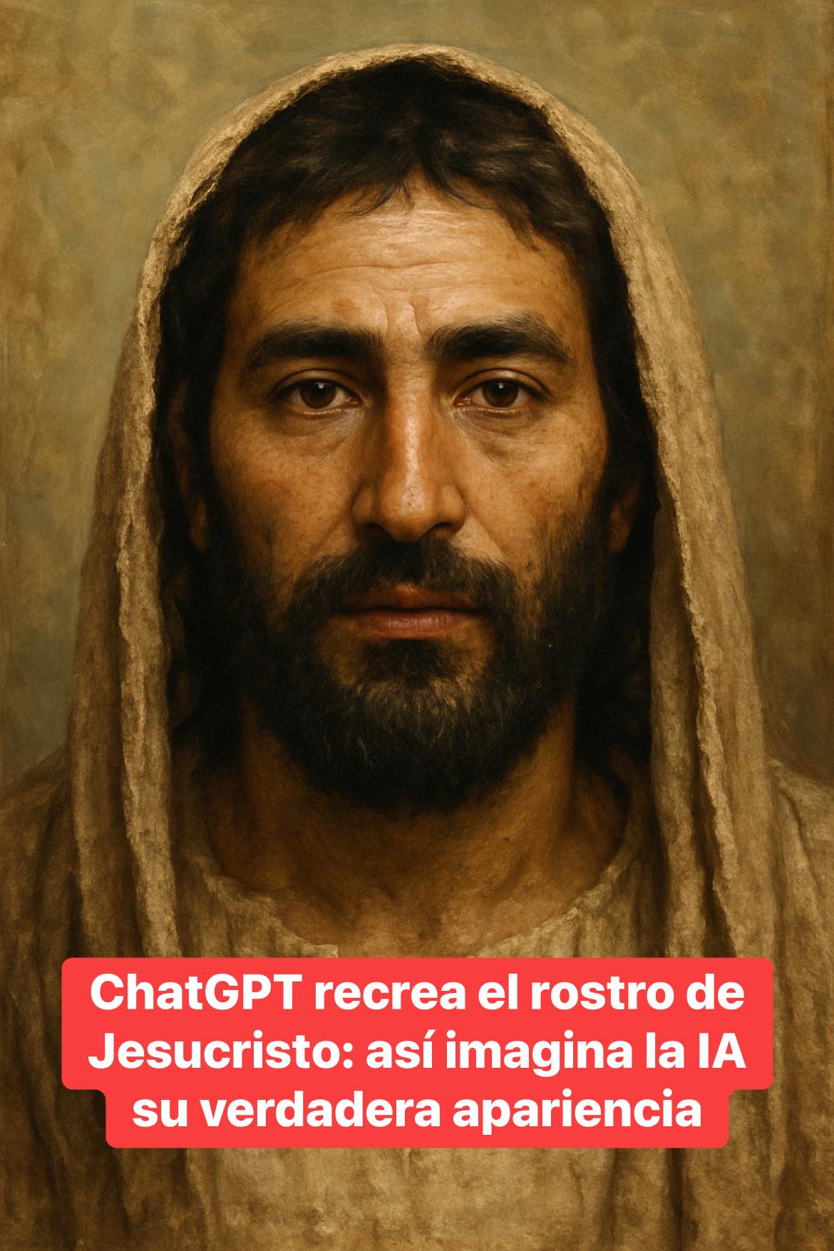 Más Noticias 𝗖𝗵𝗮𝘁𝗚𝗣𝗧 𝗿𝗲𝗰𝗿𝗲𝗮 𝗲𝗹 𝗿𝗼𝘀𝘁𝗿𝗼 𝗱𝗲 𝗝𝗲𝘀𝘂𝗰𝗿𝗶𝘀𝘁𝗼 𝘂𝗻𝗮 𝗶𝗺𝗮𝗴𝗲𝗻 𝗾𝘂𝗲
