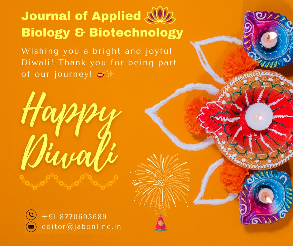 Wishing You... - Journal of Applied Biology & Biotechnology | Facebook