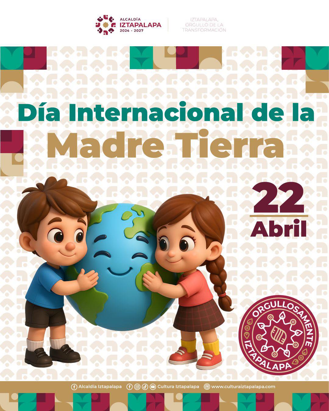 Cultura - #UnDíaComoHoy 🌎 El 22 de abril se conmemora el Día ...