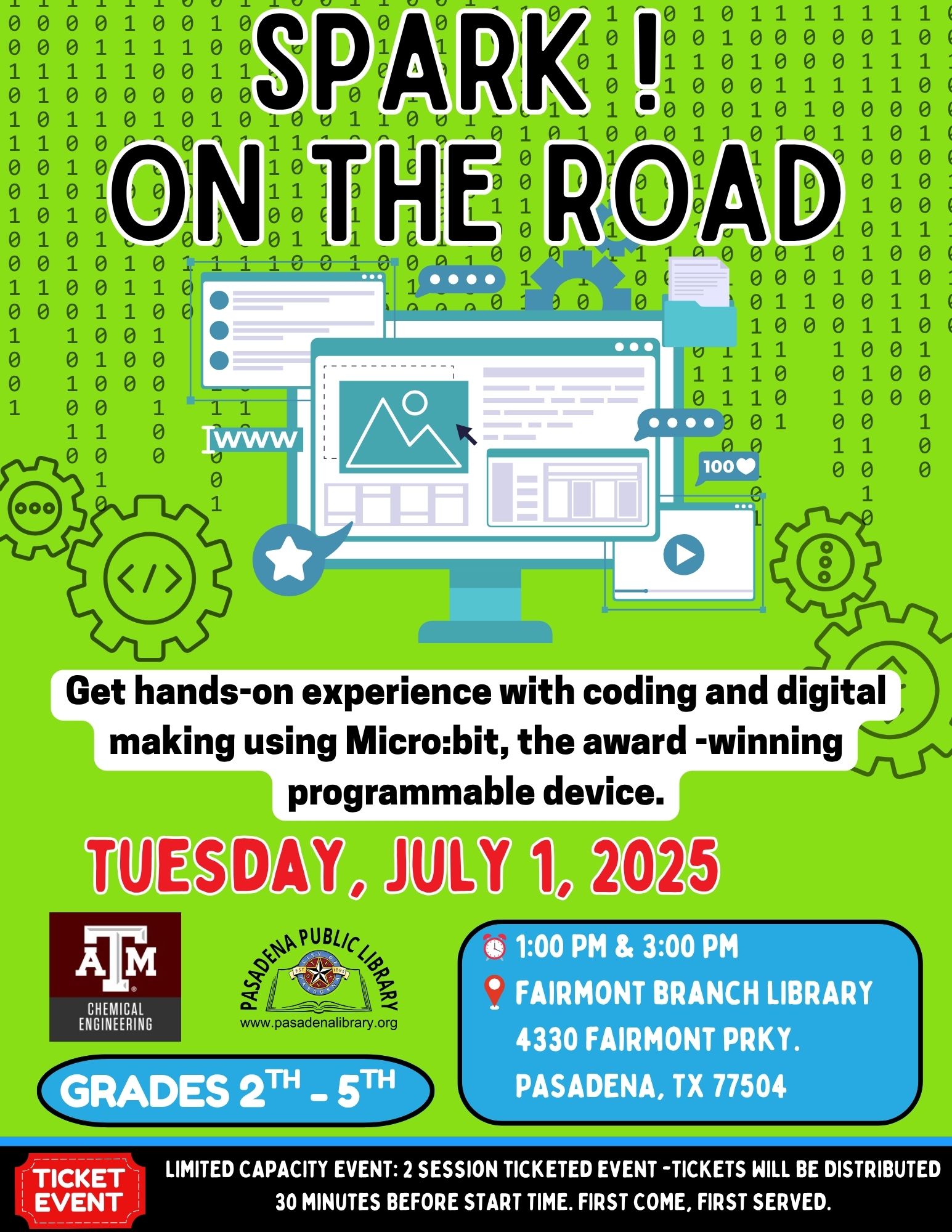 Pasadena - 🤖 Let the robots roll! Explore the basics of coding through ...