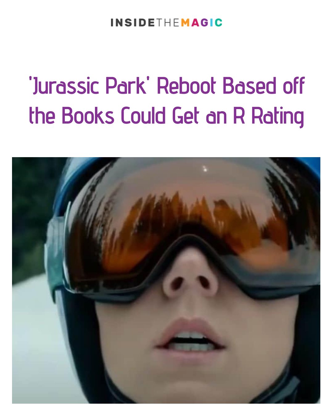 ‘jurassic Park Reboot Based Off The Inside The Magic Facebook