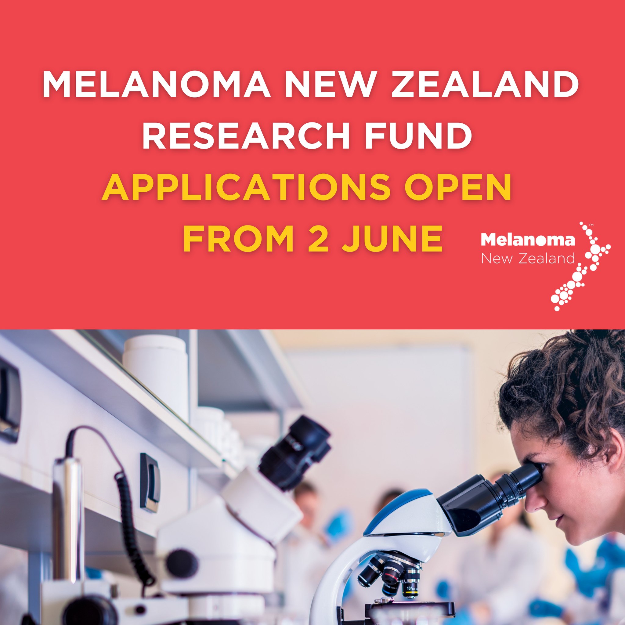 Melanoma - Applications for the 2025 Melanoma Research Fund open soon ...