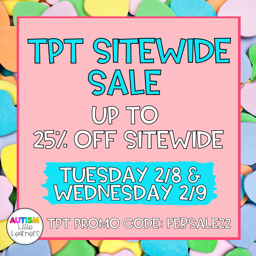 Autism - Teachers Pay Teachers (TpT) Sitewide Sale starts TODAY🙌. Save ...