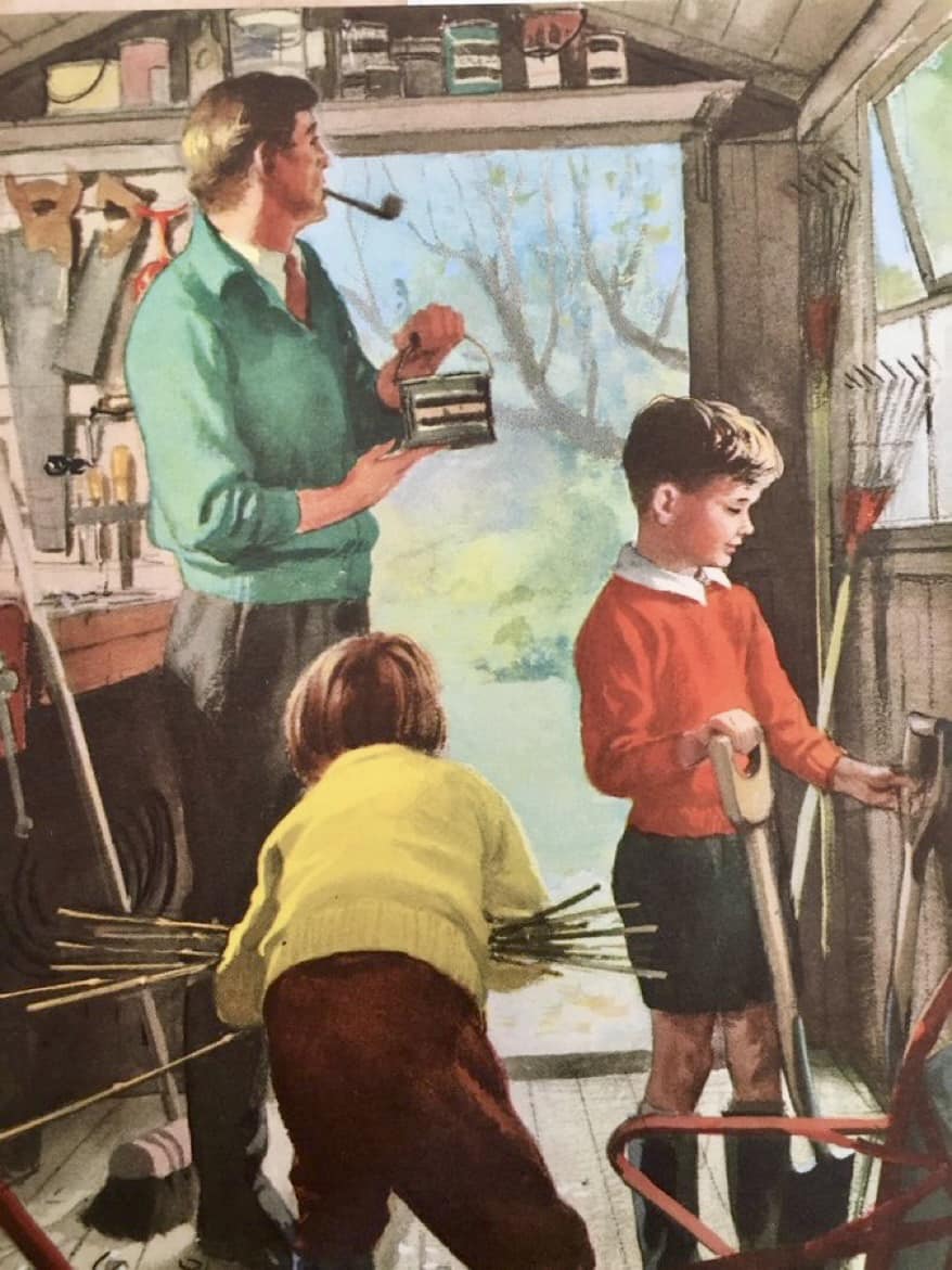 The Ladybird shed, 1961... - Ladybird Books - Fly Away Home
