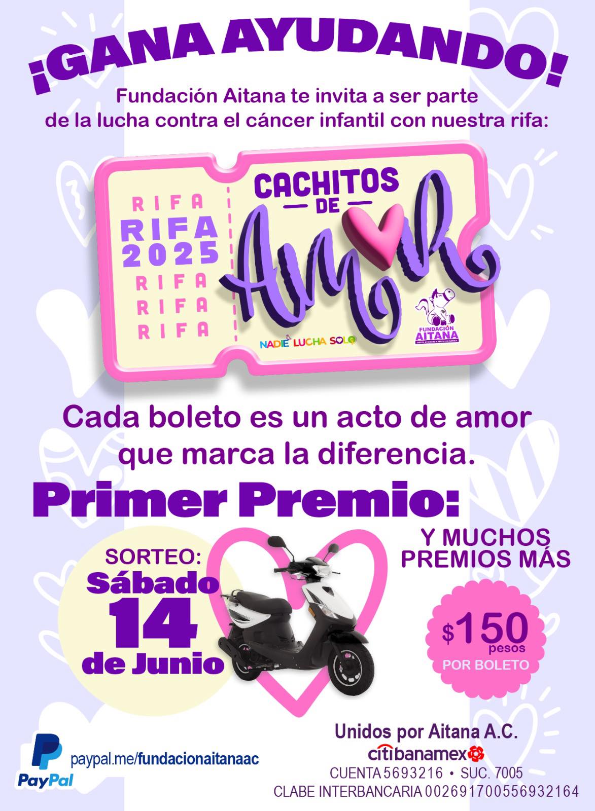 Fundación ¡ayúdanos A Ayudar Participa De La Rifaconcausa Para