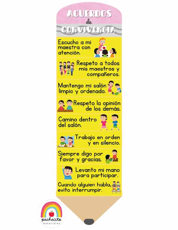 Acuerdos de convivencia con... - Material para Maestros | Facebook