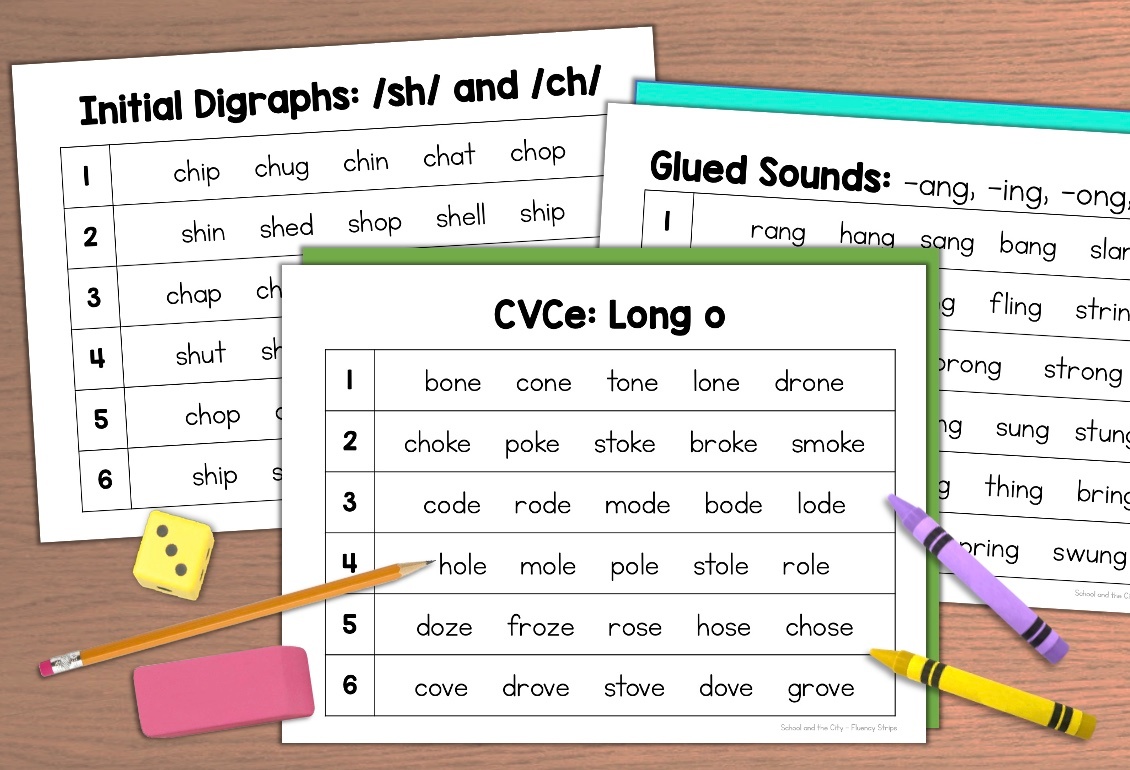 Phonics fluency strips are now... - School and the City