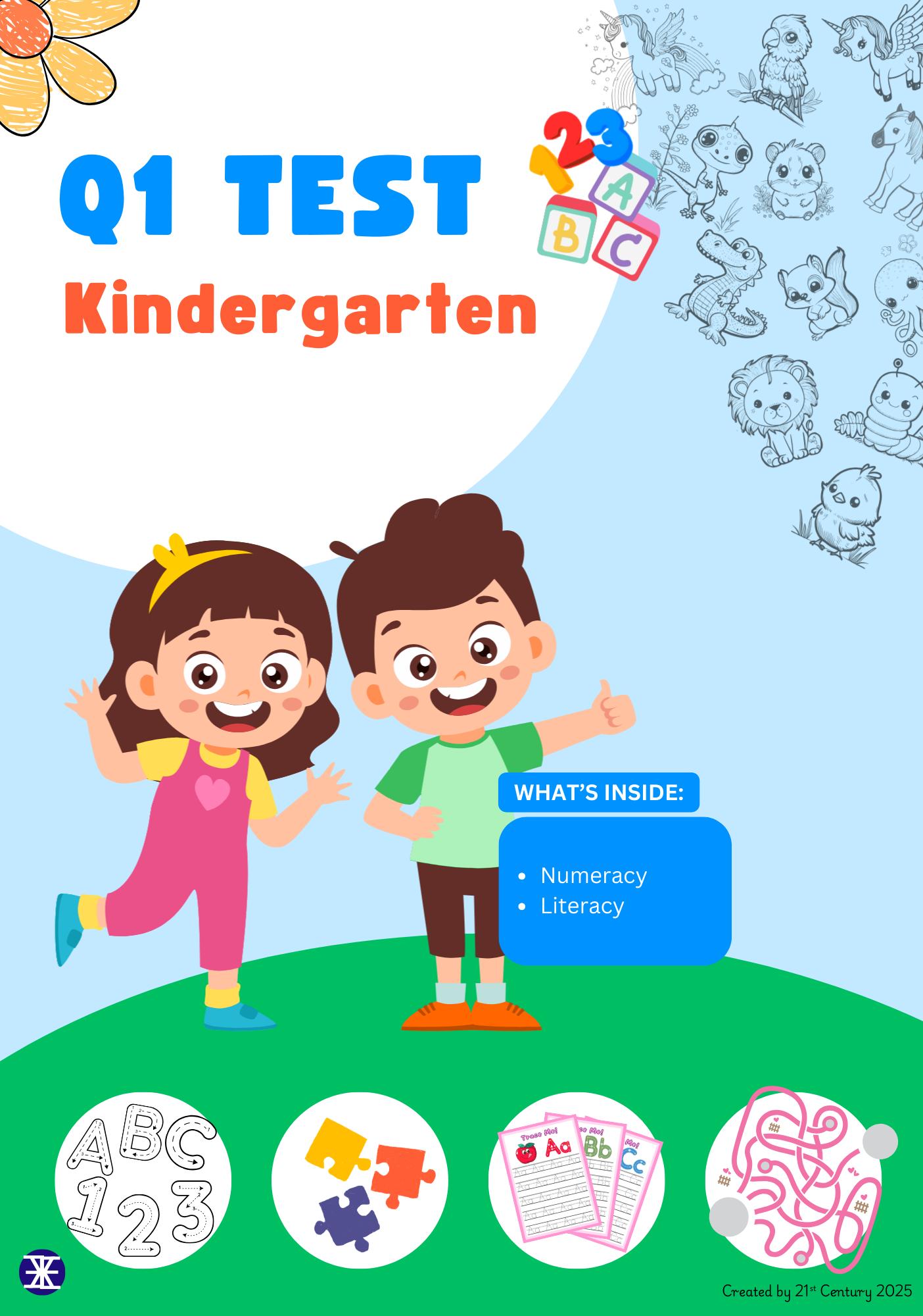📝 Kindergarten First Quarterly... - 21st Century Teachers | Facebook