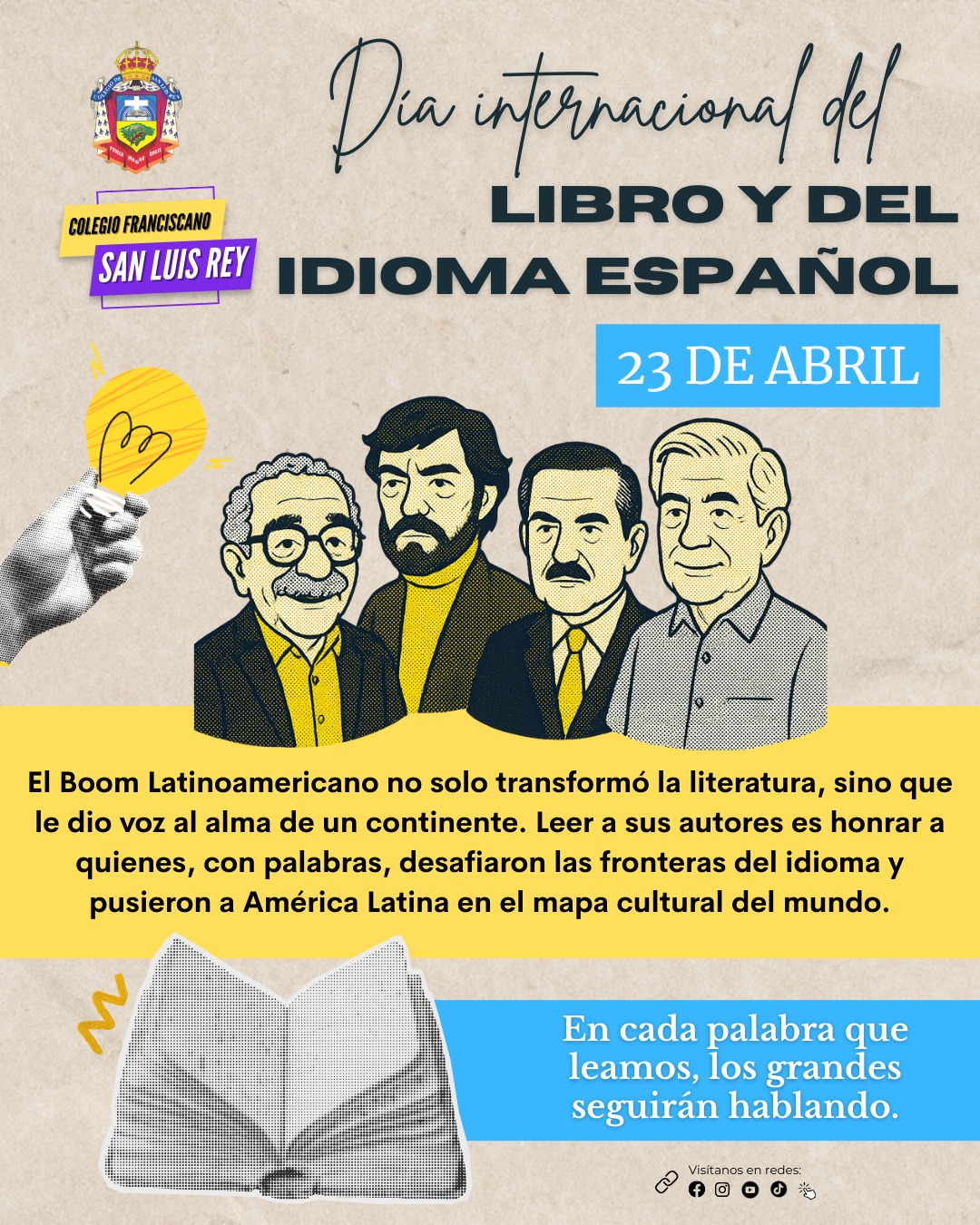 Colegio - 📚 23 de abril: Día internacional del Libro y del Idioma ...