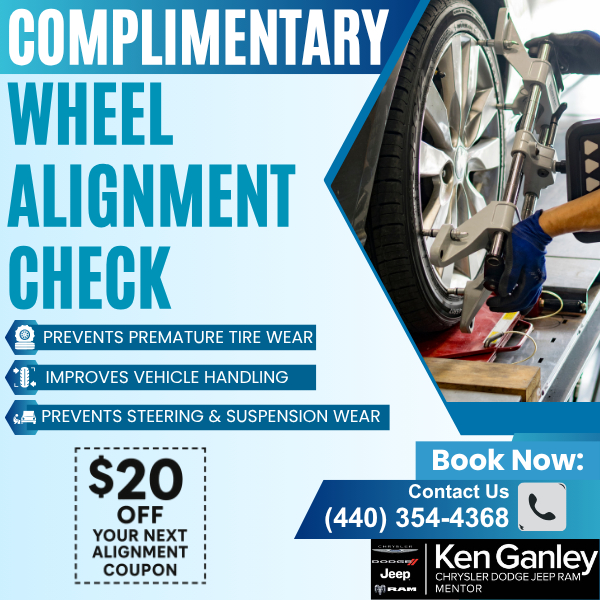 Ken 🛞 Complimentary Wheel Alignment Check Proper Alignment Is 4994