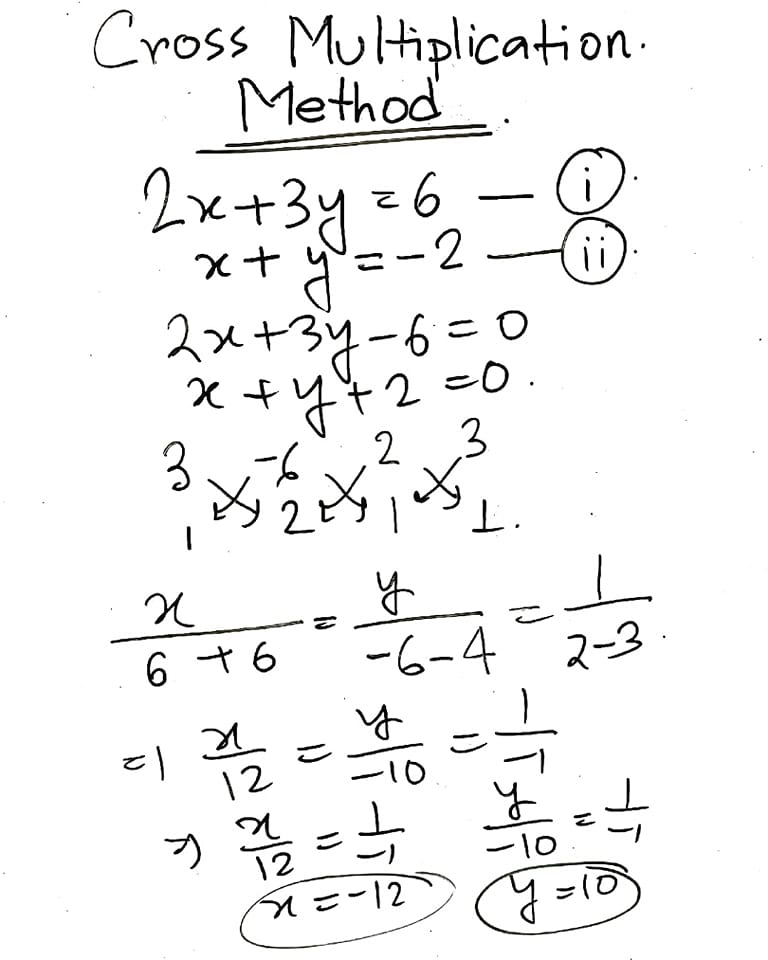 Math - Cross Multiplication Method #facebookreels #mathmarvelasmr # ...