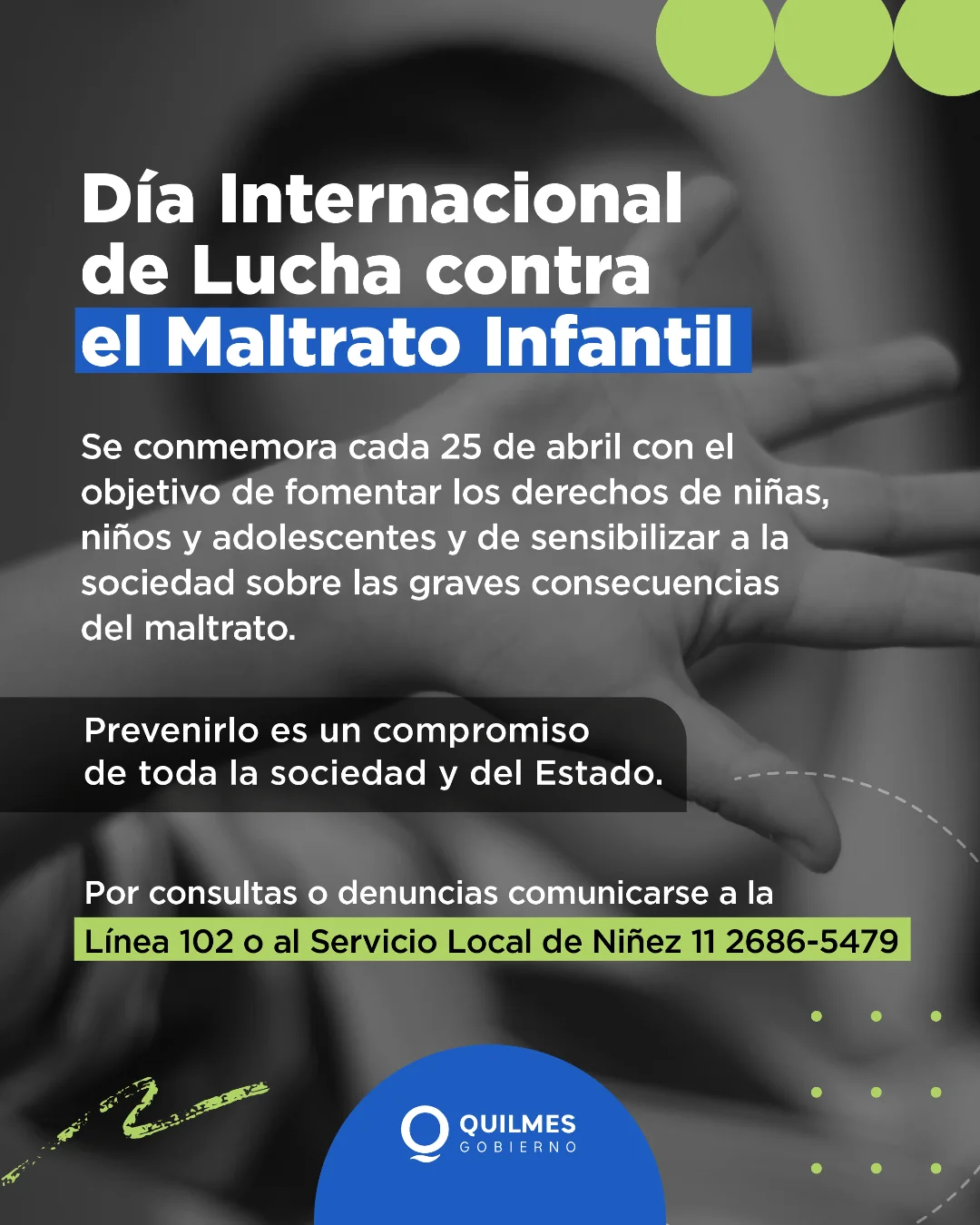 Municipalidad En El Día De Lucha Contra El Maltrato Infantil
