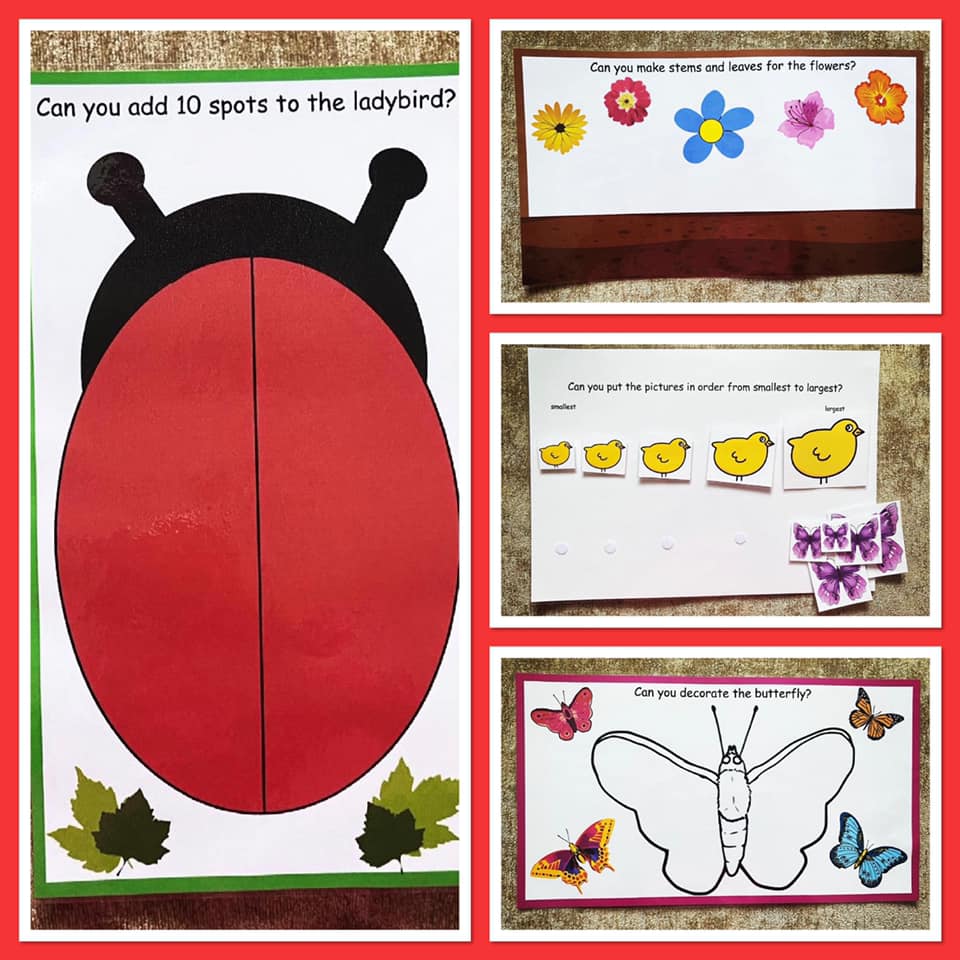 Blossom Resources - 🦋 Spring pack! 🦋 Contains: 3 x play dough mats ...
