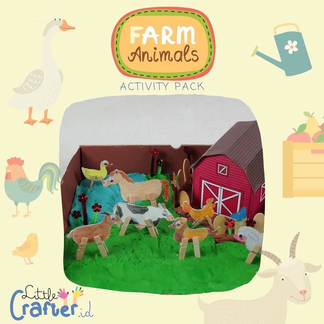 FARM ANIMALS ACTIVITY PACK Mamas, the... - LittleCrafter.id | Facebook