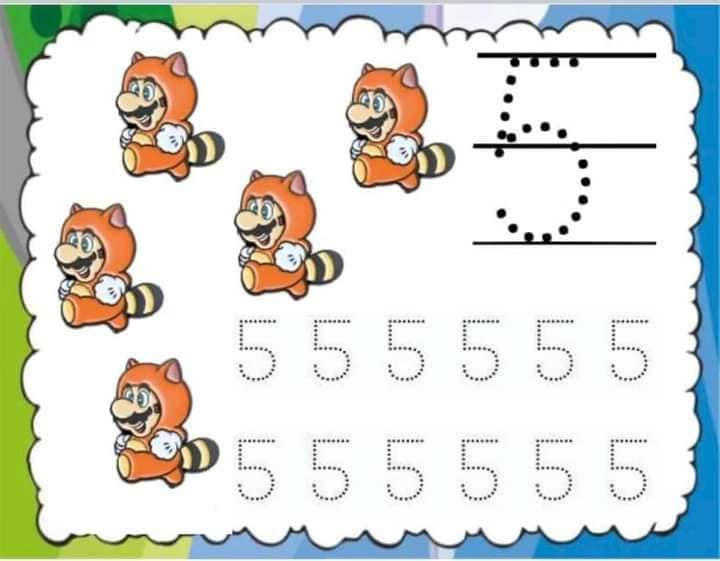 Creative Idea - Super Mario tracing sheets to practice... | Facebook
