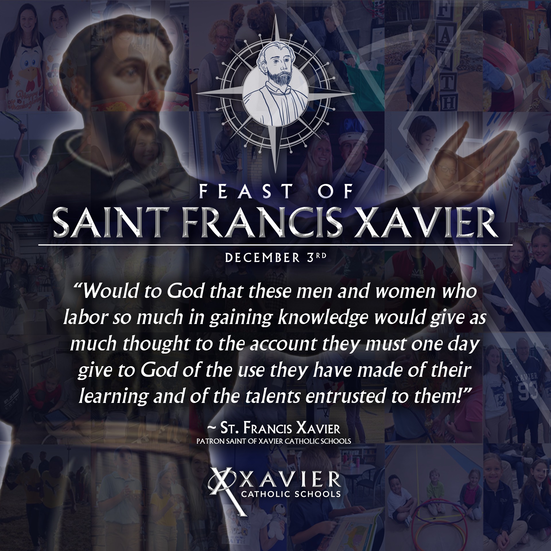 Today we celebrate the Feast Day... - Xavier Catholic Schools