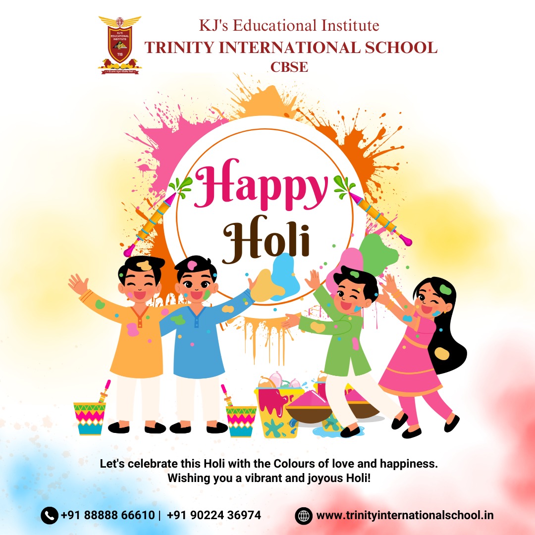 Trinity - 🎨 Happy Holi from Trinity International School! 🎨 May this ...
