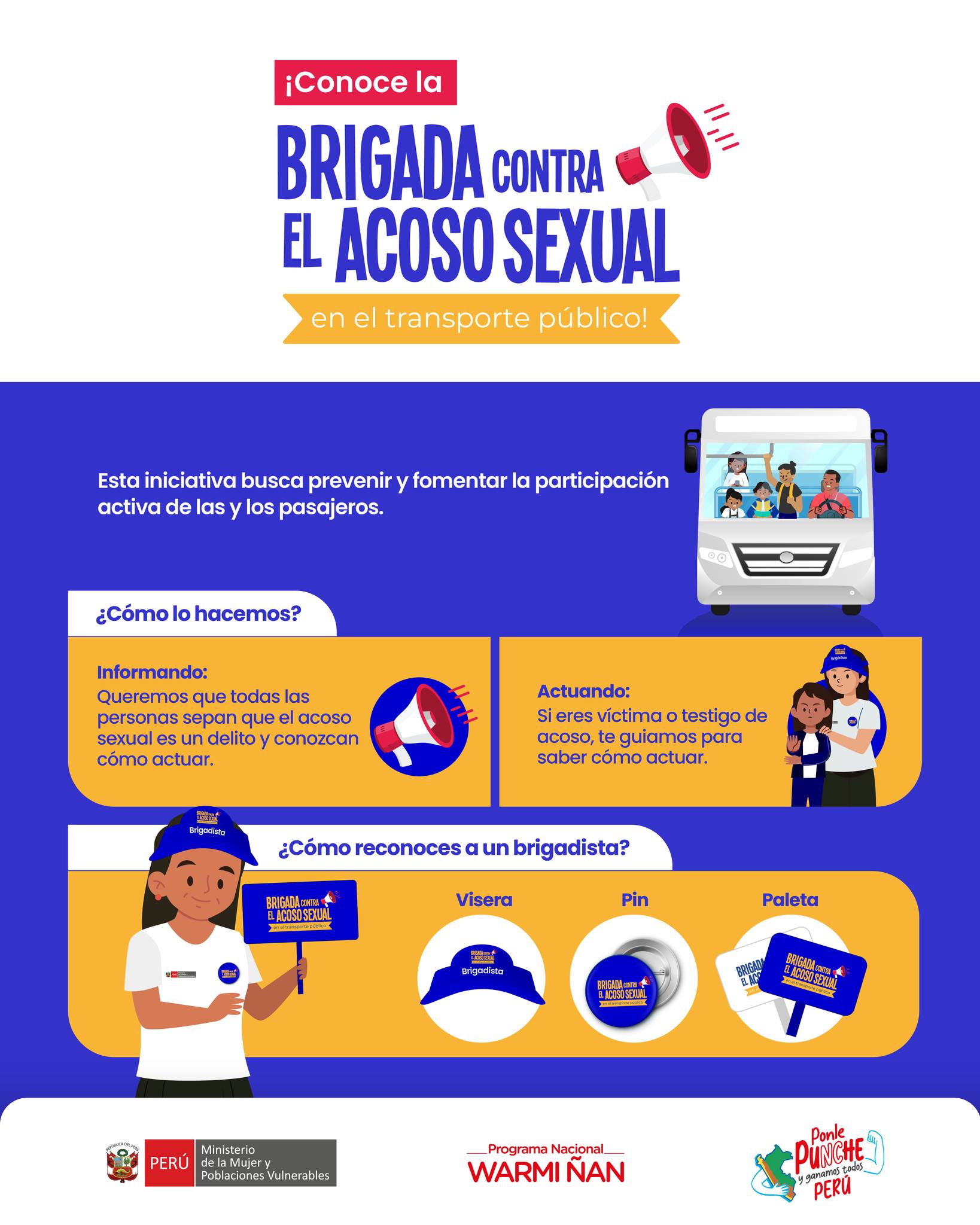 Ministerio 🚍 ¡conoce La Brigada Contra El Acoso Sexual En El 0655
