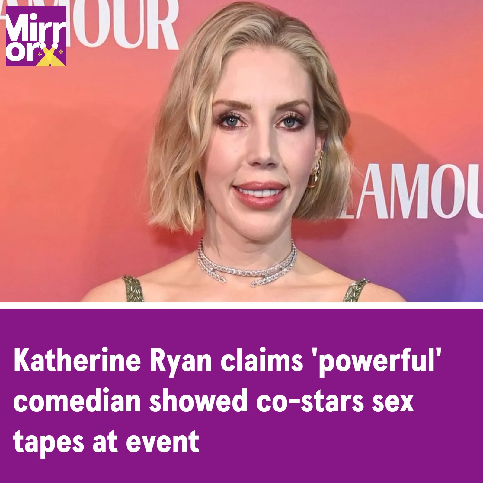 Mirror Katherine Ryan Claims Powerful Comedian Showed Co Stars Sex Tapes Facebook
